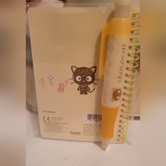 Sanrio | Office | Rare Chococat Pen And Mini Spiral Notebook Sanrio ...
